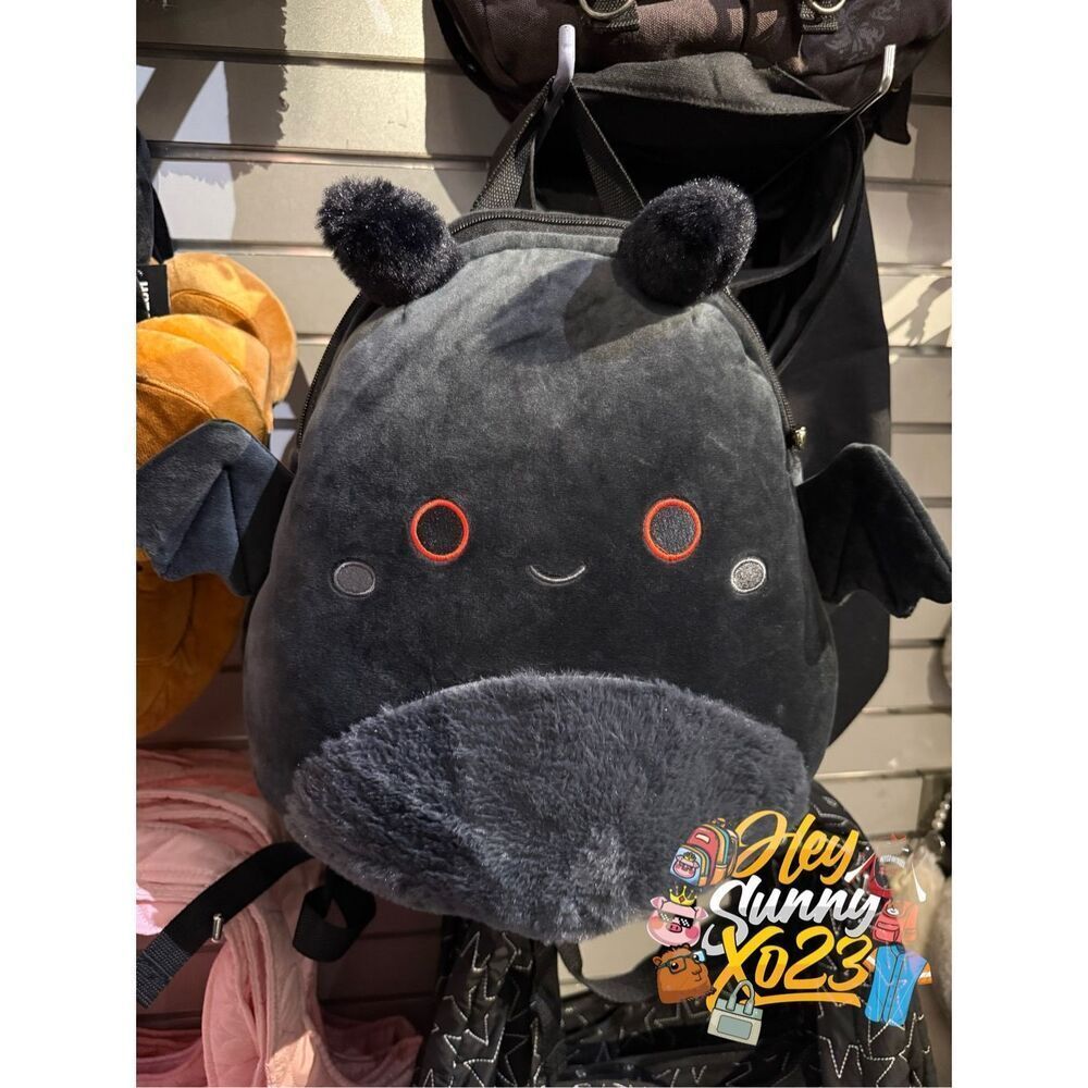 Squishmallows Perkin the Mothman Plush Backpack NWT - Gem